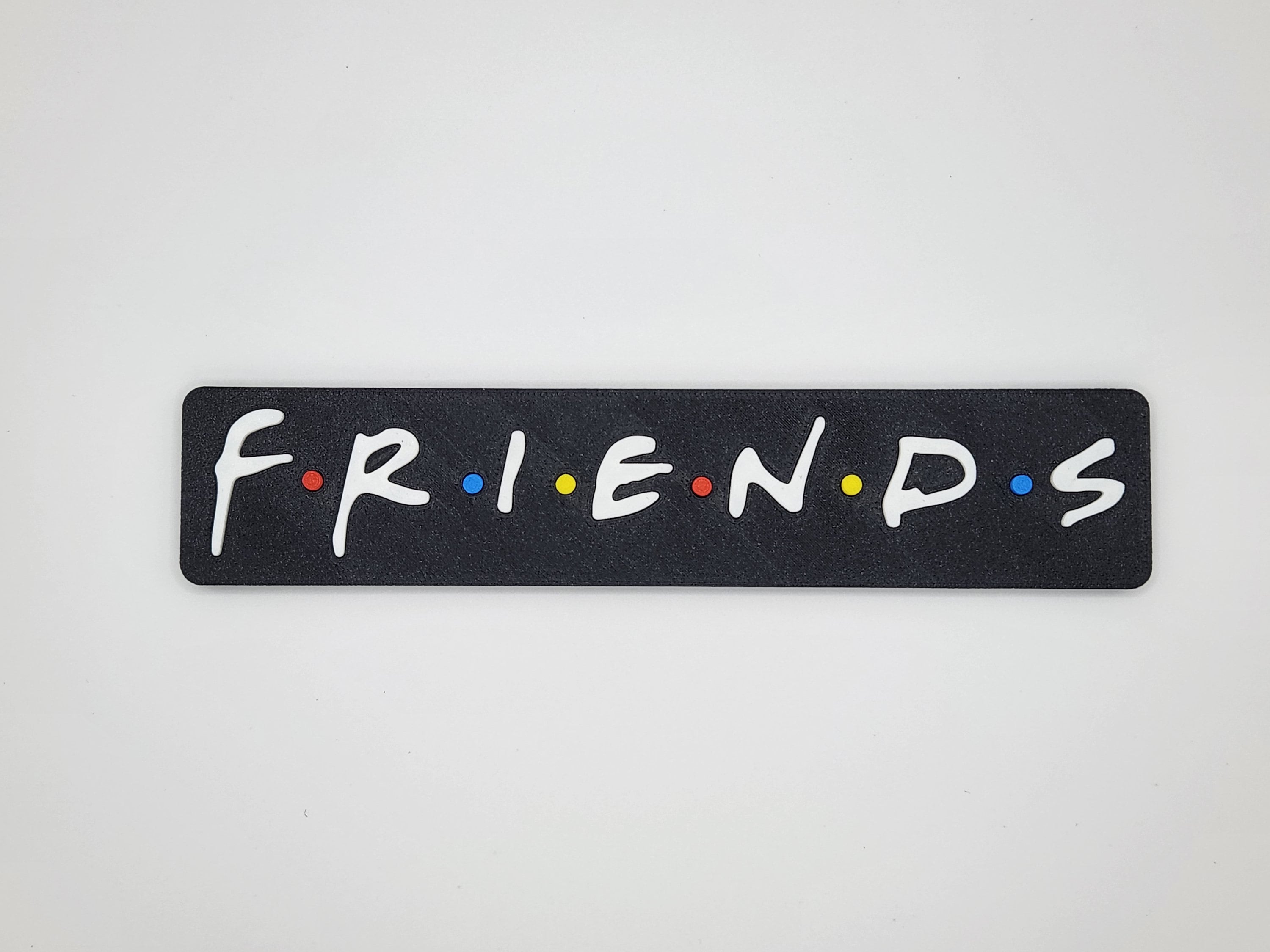 Friends TV Show Magnetic Sign 3D Printed Fan Art Decor Iconic Logo ...