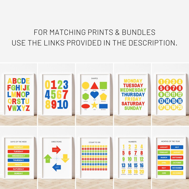 Educational Posters Directions Poster Directions Sign - Etsy