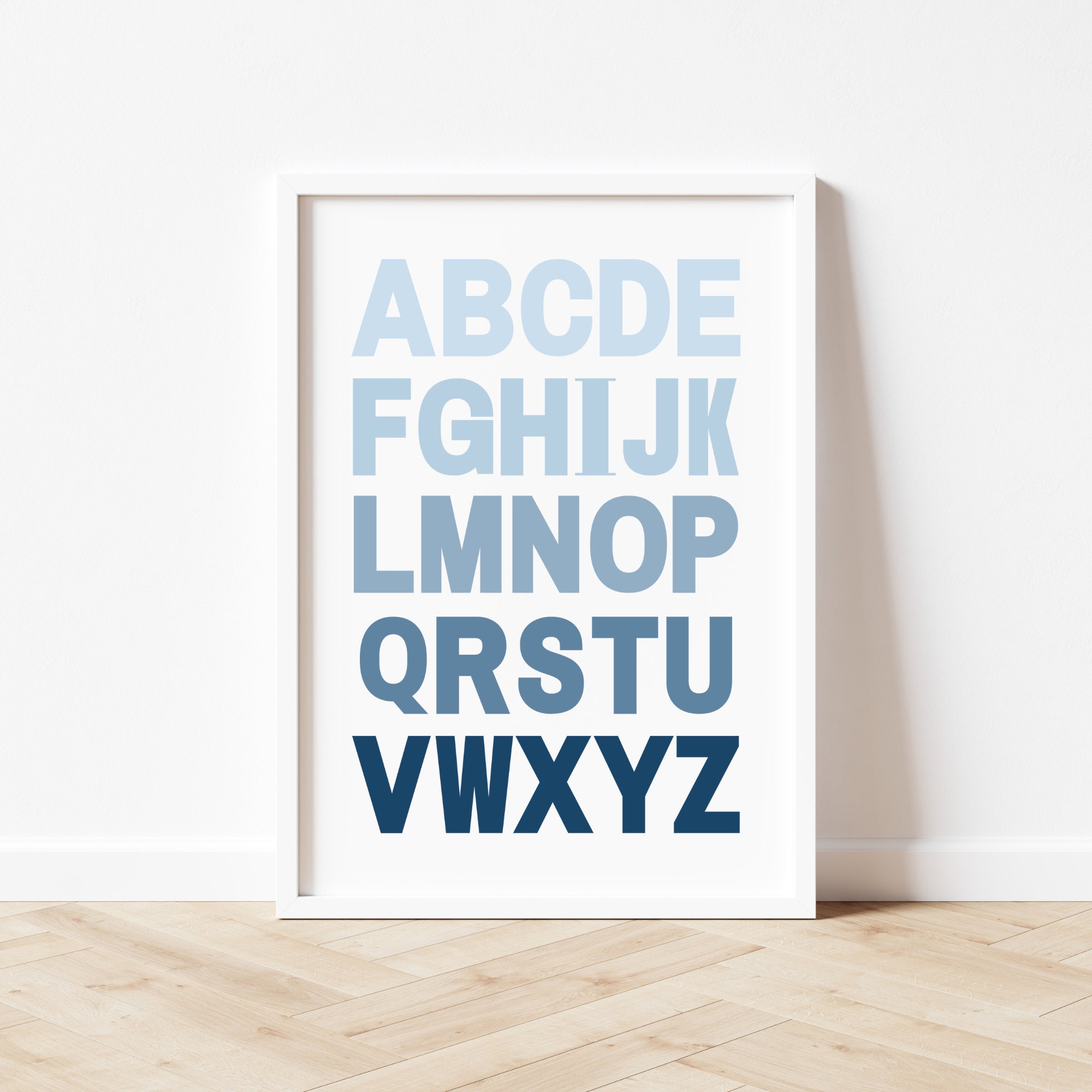 Educational Posters Bundle Set of 6 Blue Classroom Decor - Etsy