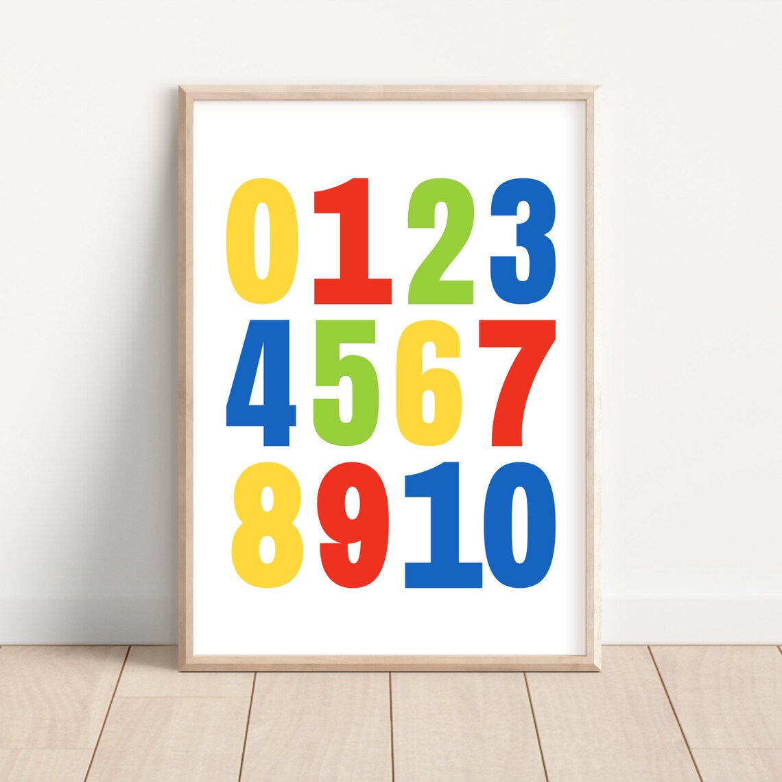 Numbers Printable, Educational Posters, Classroom Decor Elementary, Ten ...