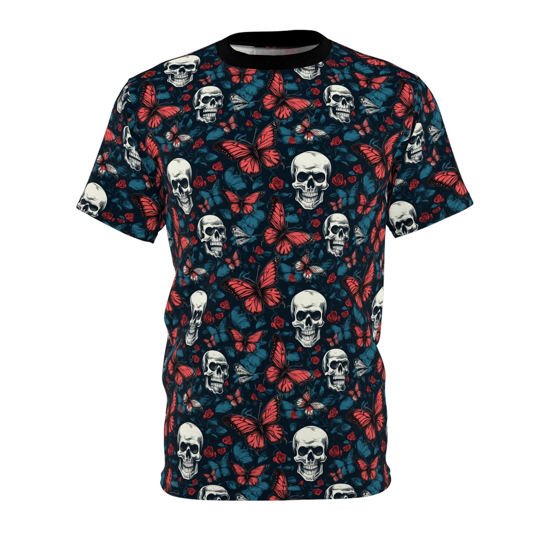 Skullflutter Tee - Etsy
