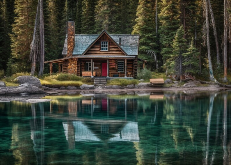 Lakeside Haven: Peaceful Retreat in the Northwoods - Etsy