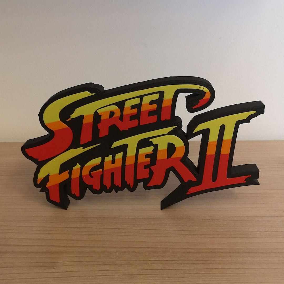 Street Fighter II Logo - Etsy