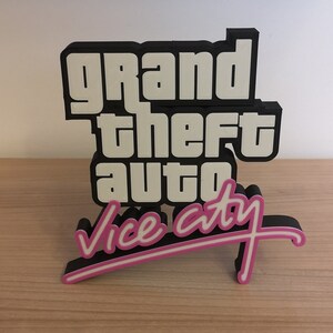 Grand Theft Auto Vice City Logo - Etsy France