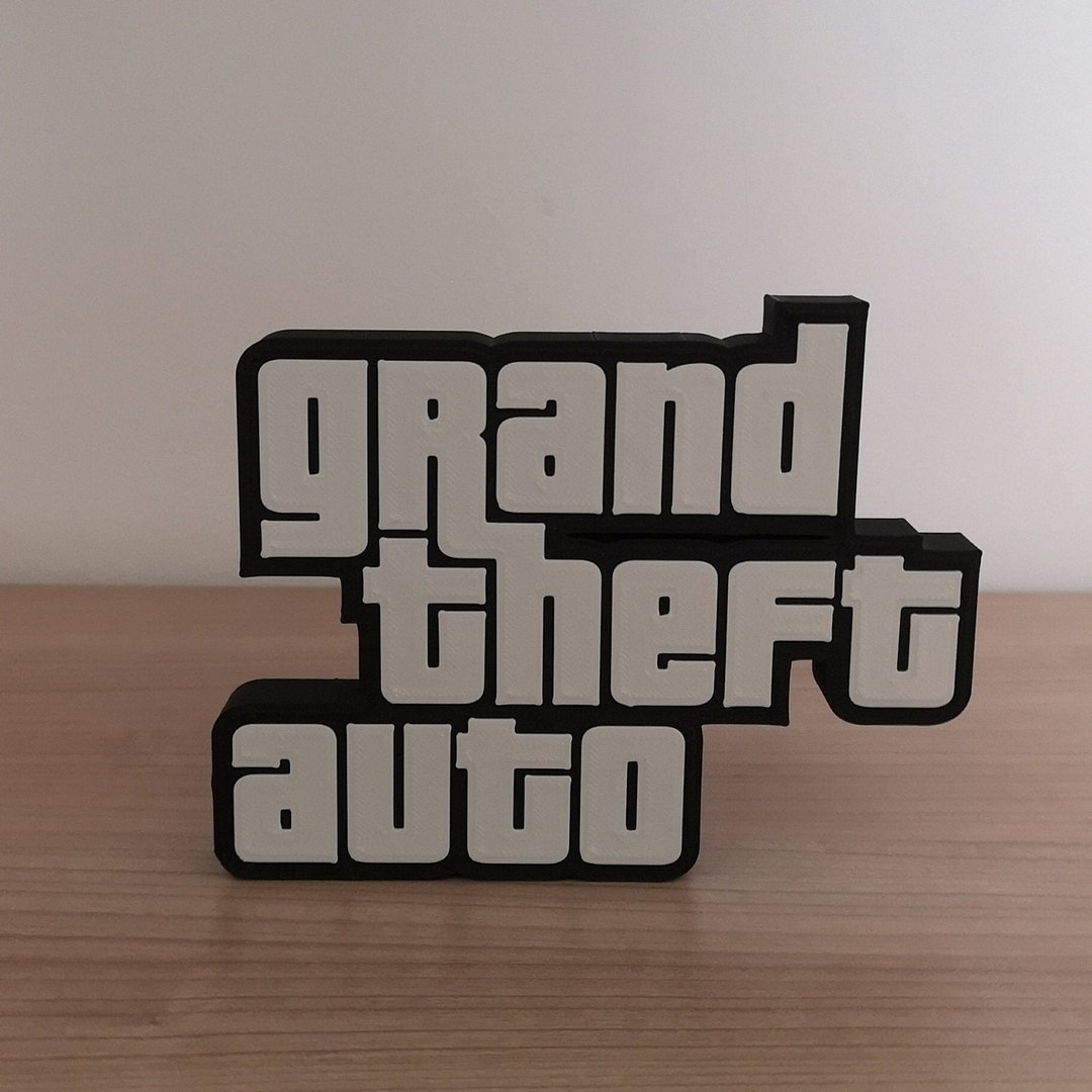 Grand Theft Auto Logo / 4 Sizes Available - Etsy
