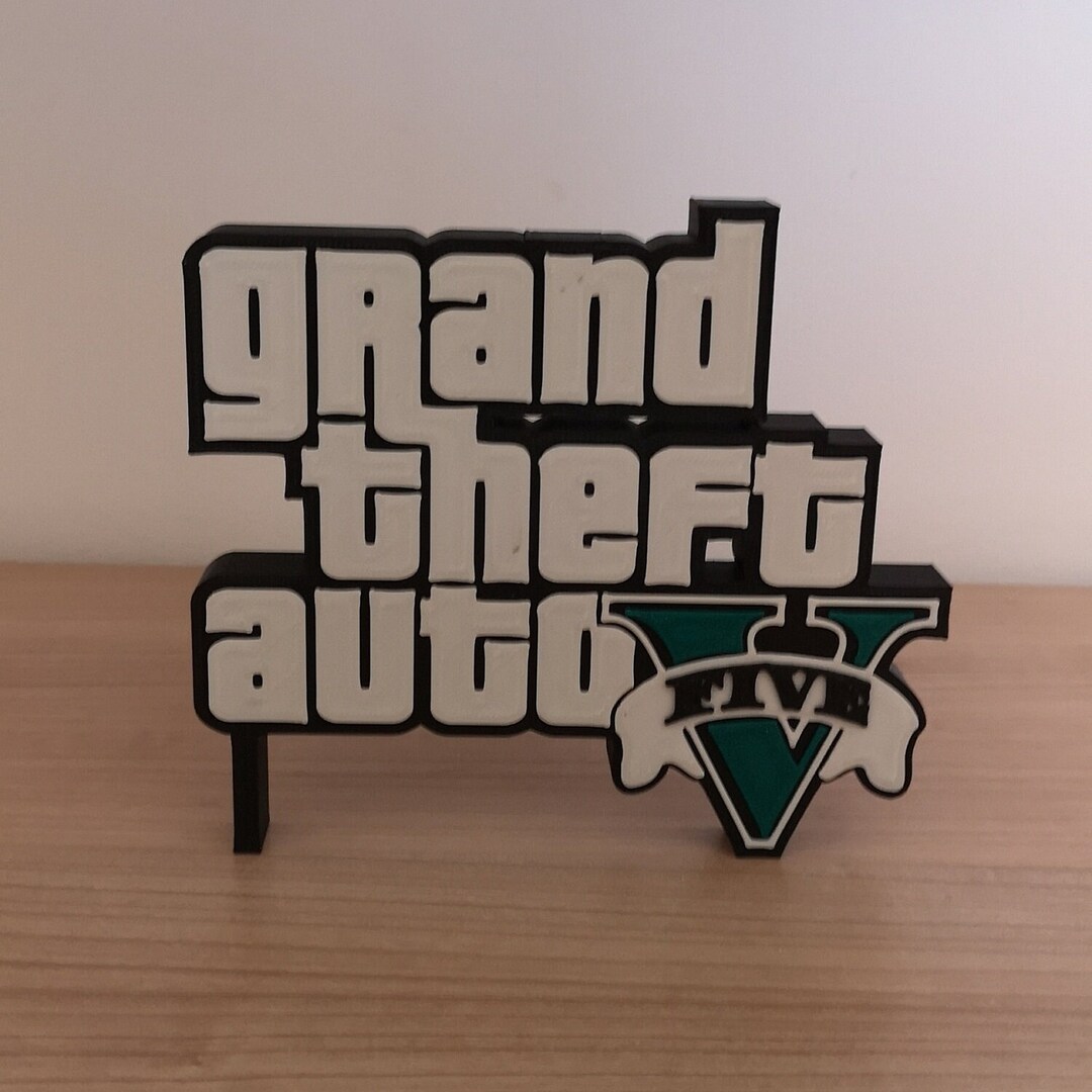Grand Theft Auto V Logo - Etsy