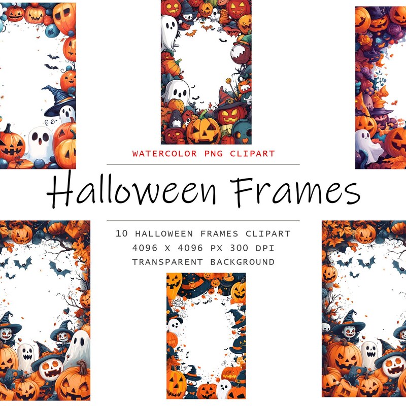 Halloween Frames - Etsy