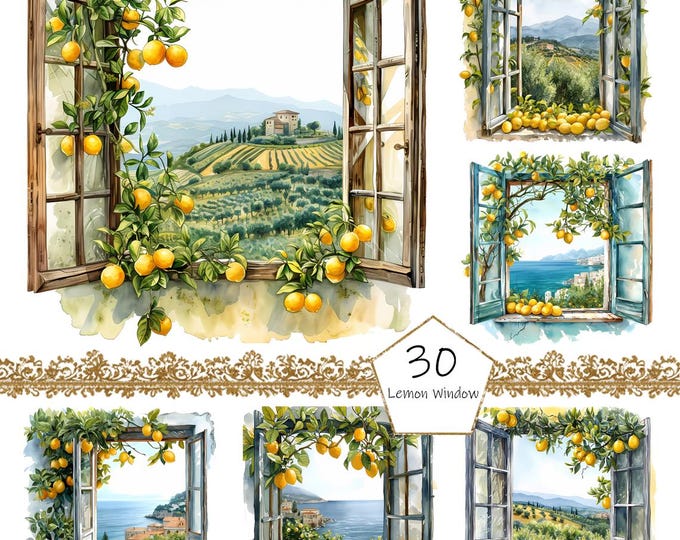 Watercolor Lemons Clipart PNG, Watercolor Lemons Windows Clipart ...