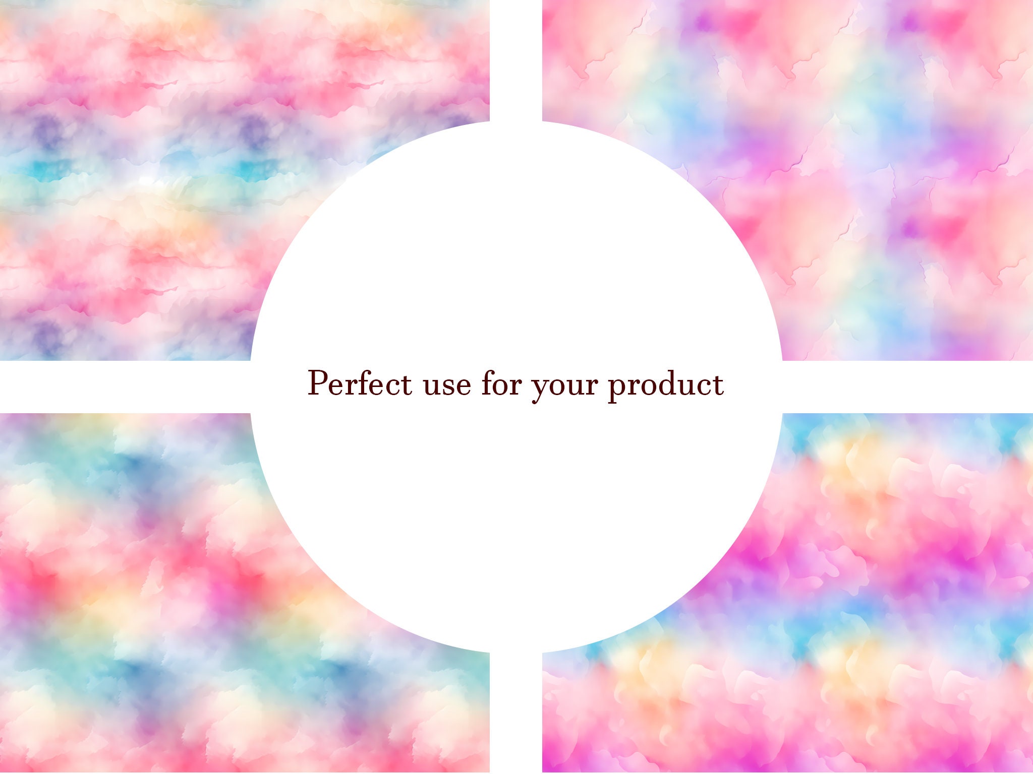 Pastel Rainbow Watercolor Digital Paper Seamless Watercolor - Etsy