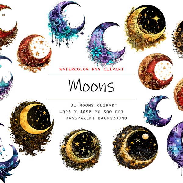 Mystical Clipart - Etsy