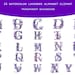 Lavender Alphabet Clipart, Letters Png, Alphabet Png, 26 PNG Files ...