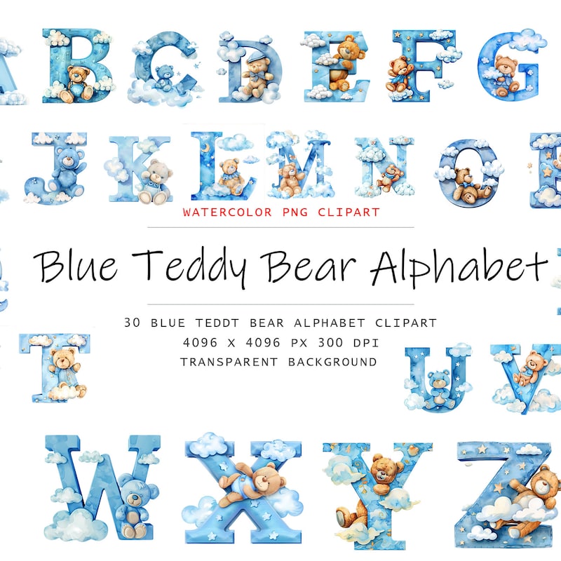 Bear Alphabet - Etsy