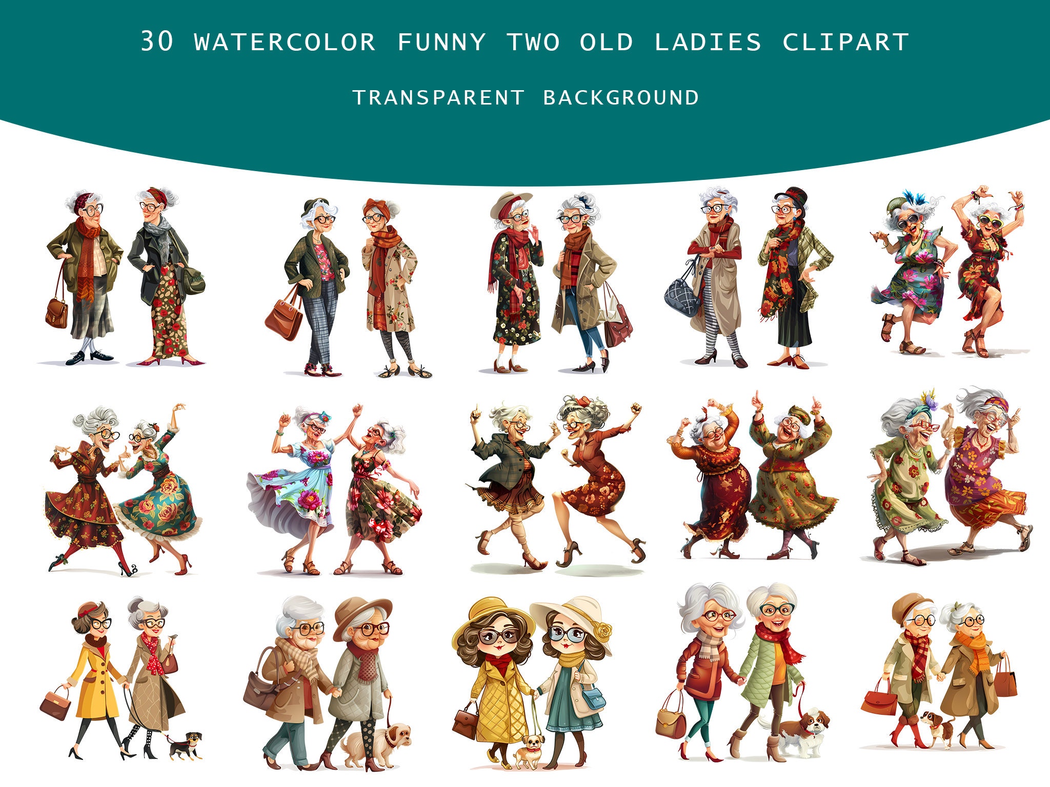 Clipart Funny Old Ladies, Crazy Old Ladies, Old Ladies Png, Download ...