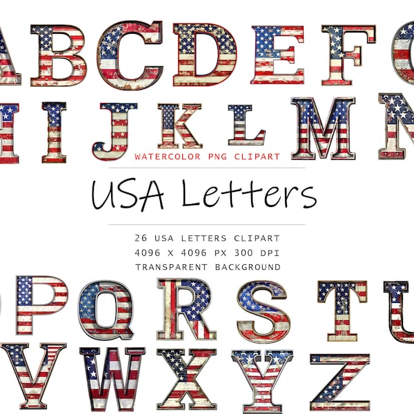 Red and Blue Letters Png - Etsy