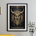 Viking God Print, Norse Mythology Art Print,home Wall Art, Digital ...