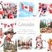 Watercolor Canada Day Clipart, 30 PNG Canada Day Clip Art, Commercial ...