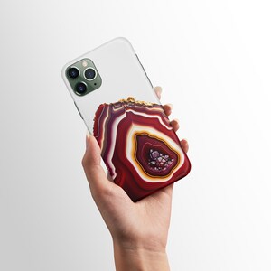 Red and Gold Agate Cliparts, Red Agate Borders Clipart, Geode PNG ...