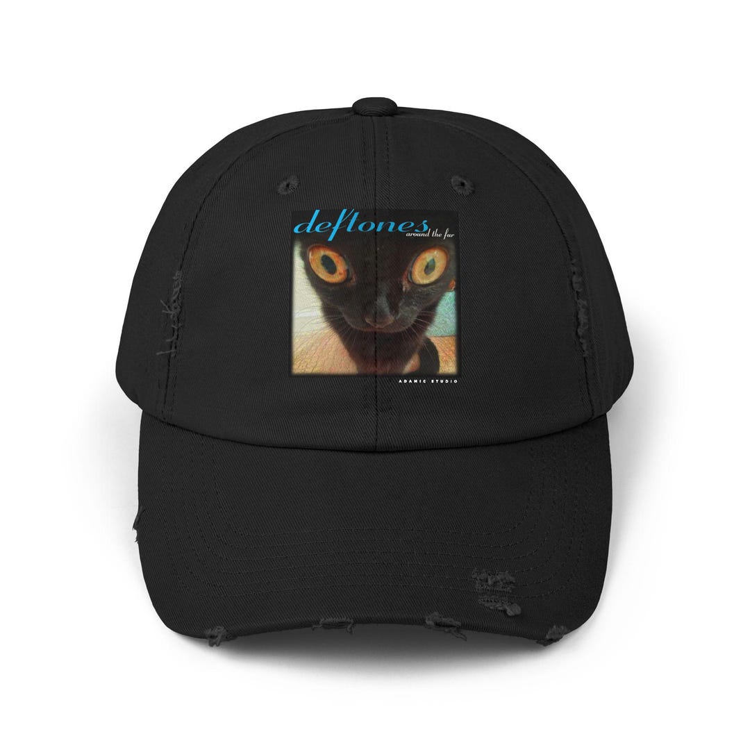 Deftones Distressed Cap Alternative Rock Band Baseball Hat, Grunge ...