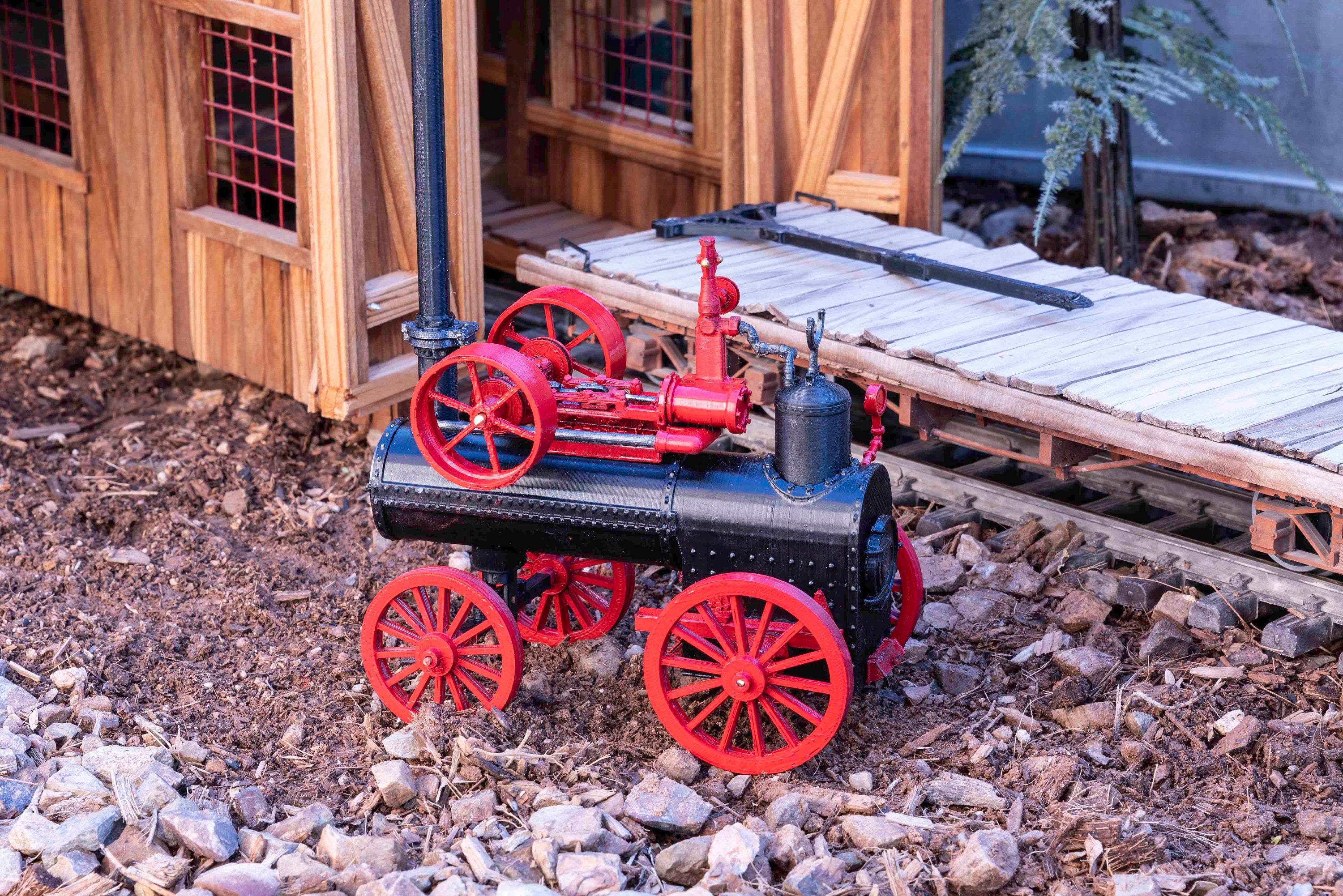 G Scale, Frick Style Portable Steam Engine, 3d Printed Model Kit - Etsy