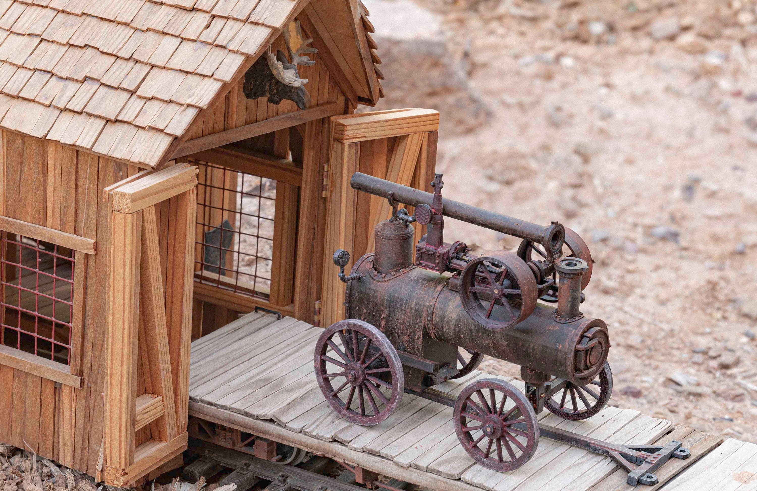 G Scale, Frick Style Portable Steam Engine, 3d Printed Model Kit - Etsy