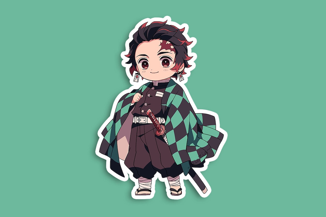 Hunter Anime Die-cut Sticker - White Background Laminated Water ...