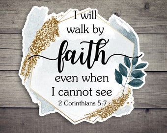 50 Bible Verse Vinyl Sticker Pack Faith Sticker Pack - Etsy