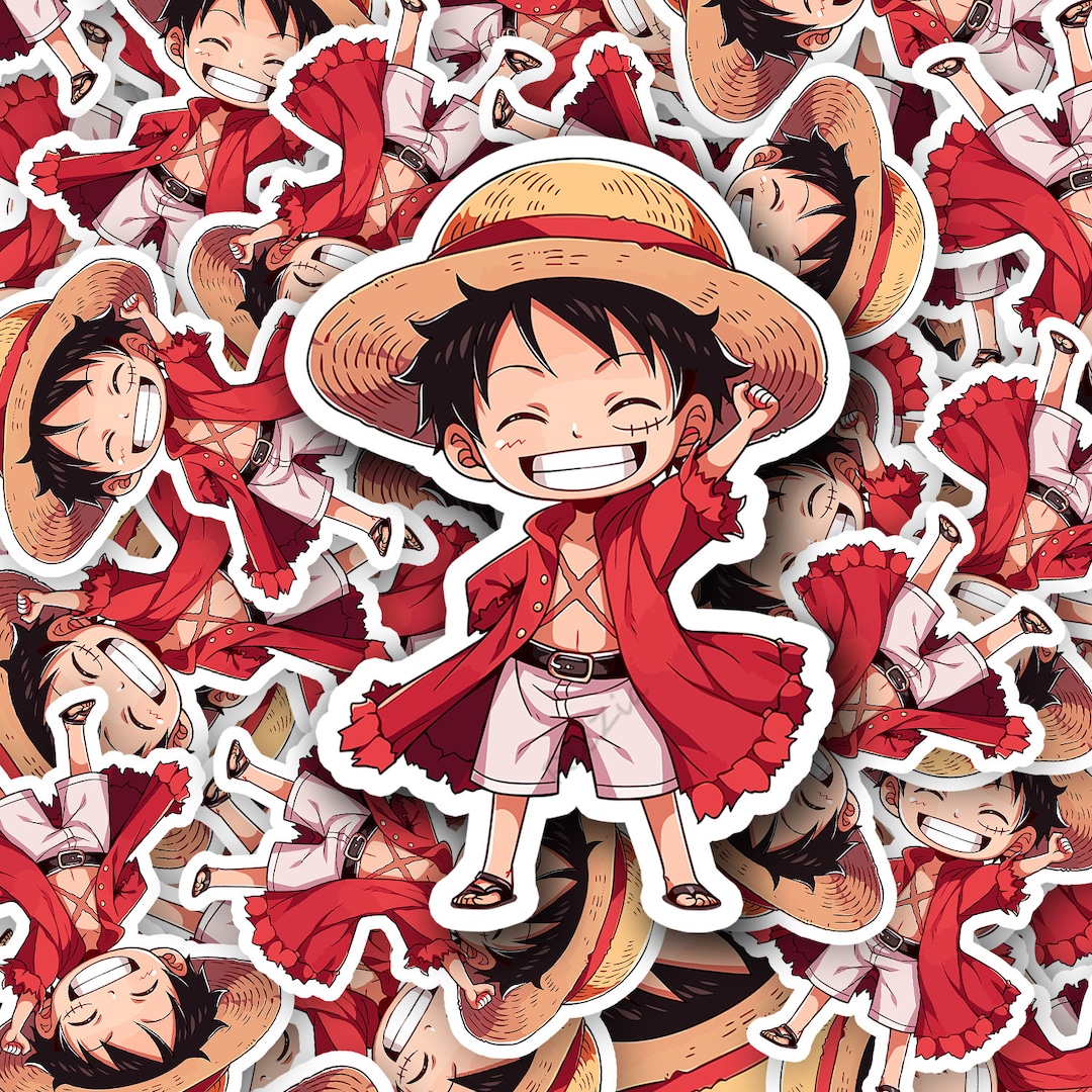 Chibi Anime Die-cut Sticker - Vibrant Colors, Glossy Finish, Laminated ...