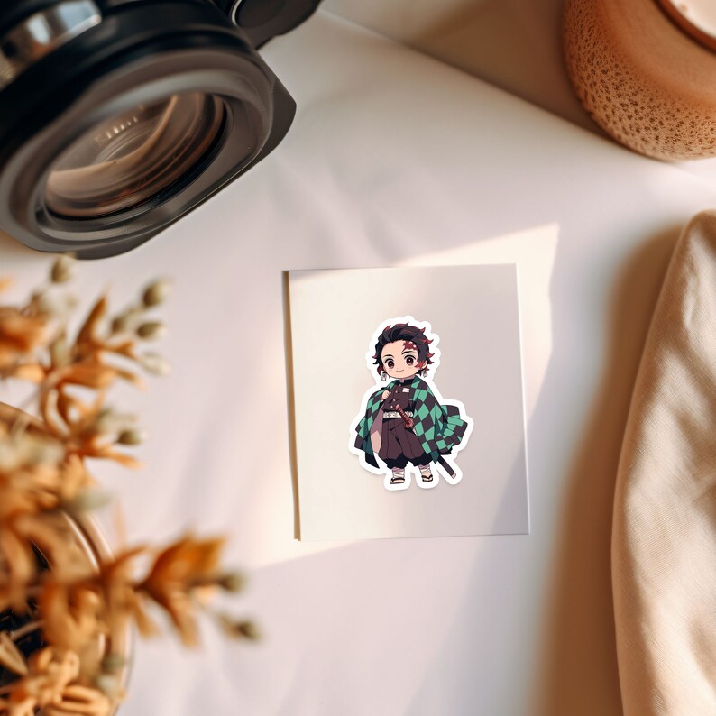 Hunter Anime Die-cut Sticker - White Background Laminated Water ...