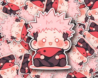 Hunter Anime Die-cut Sticker - White Background Laminated Water ...
