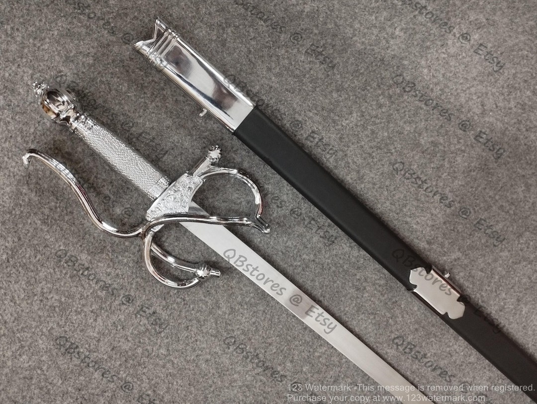 Mask of Zorro Rapier Sword Replica With Scabbard - Legends of Zorro ...