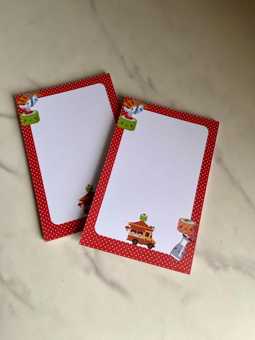 Kawaii Sushi Inspired Notepad - Etsy