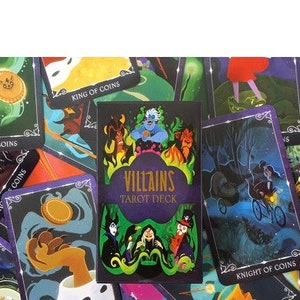 Villains Tarot Cards - Etsy
