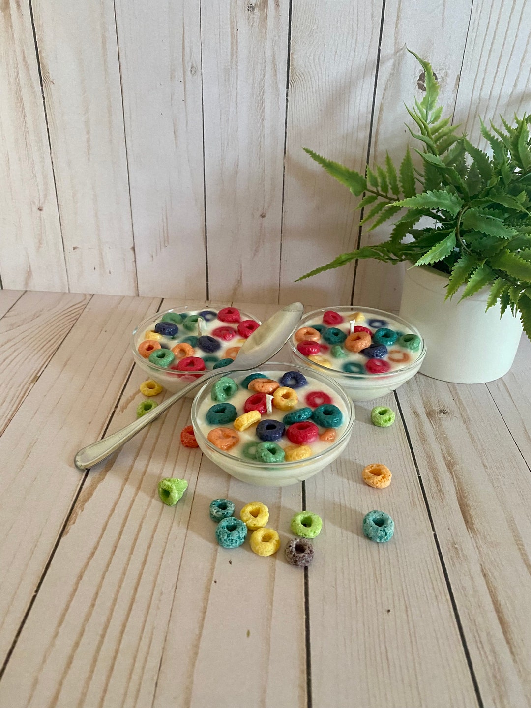 Mini Fruity Loops Cereal Soy Candle - Etsy