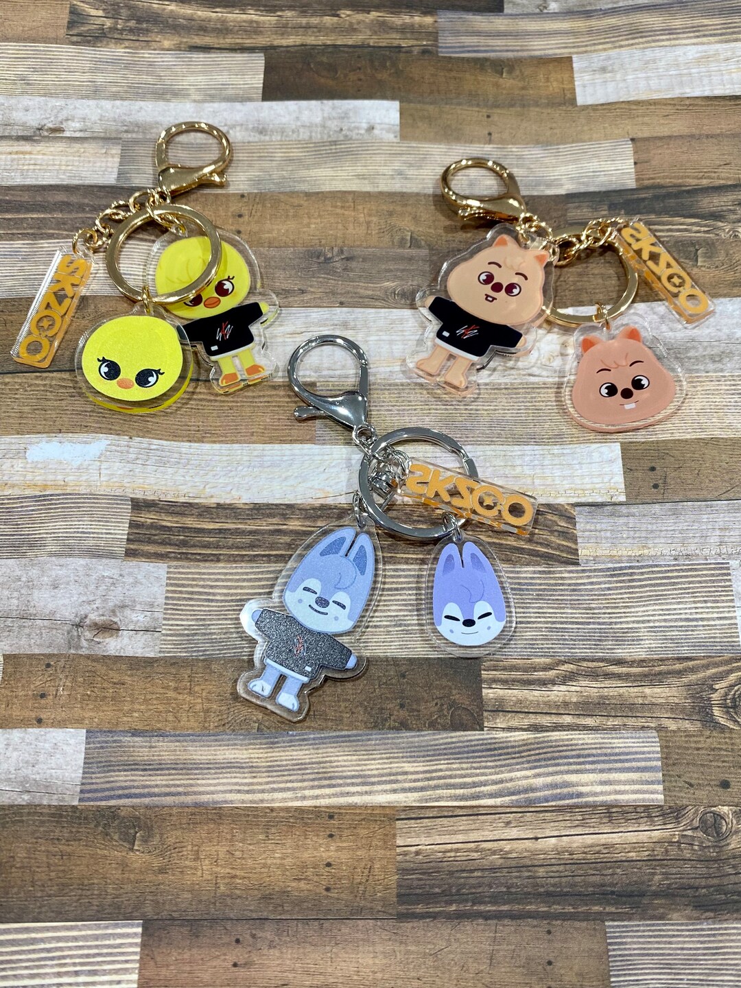 Skzoo Stray Kids Keychain Key FOB - Etsy
