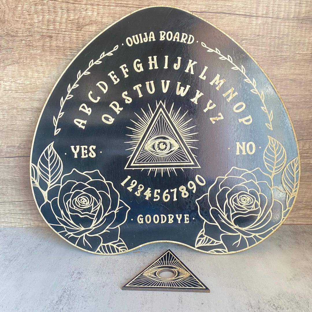 Wooden Spirit Boards | Mystical Ouija Decor | Witchcraft Gift - Etsy