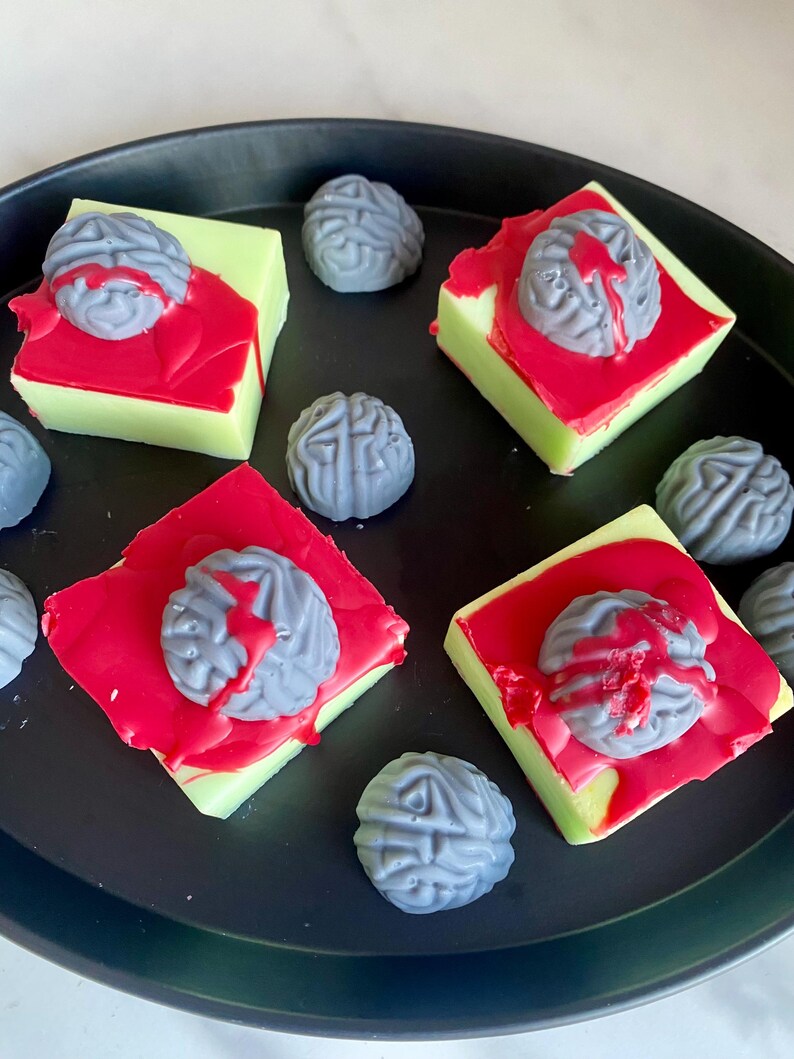 Spooky Zombie Brains Wax Melt Squares - Etsy