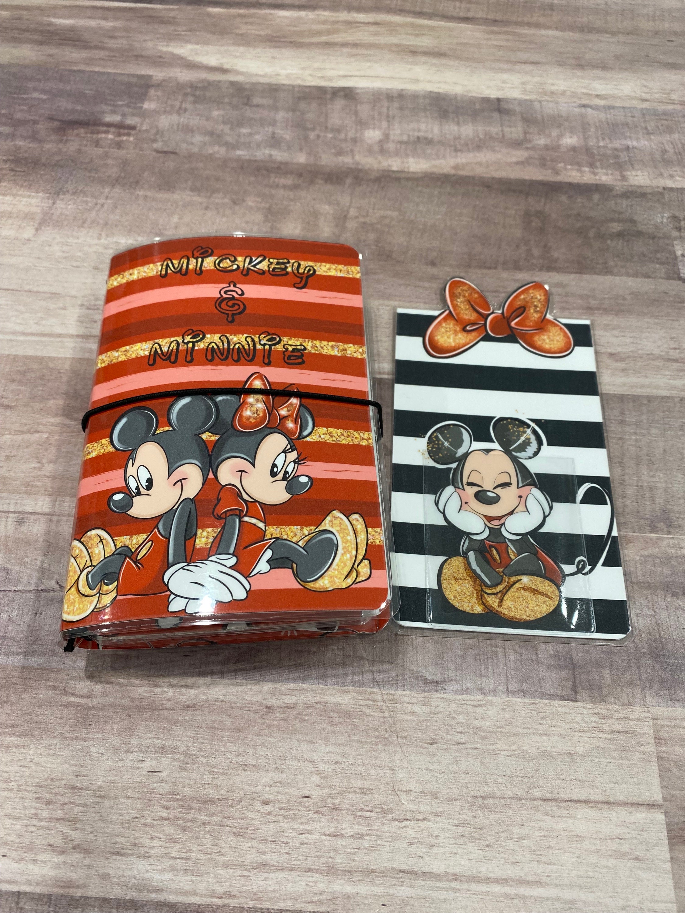 Mickey Minnie Inspired Pocket Tn/pocket Travelers Notebook - Etsy
