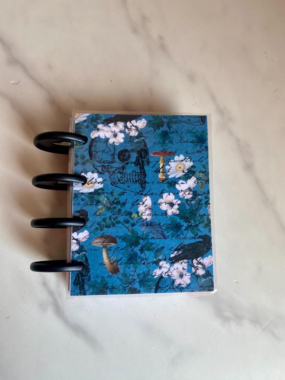 Floral Gothic Spooky Happy Planner Micro Planner - Etsy