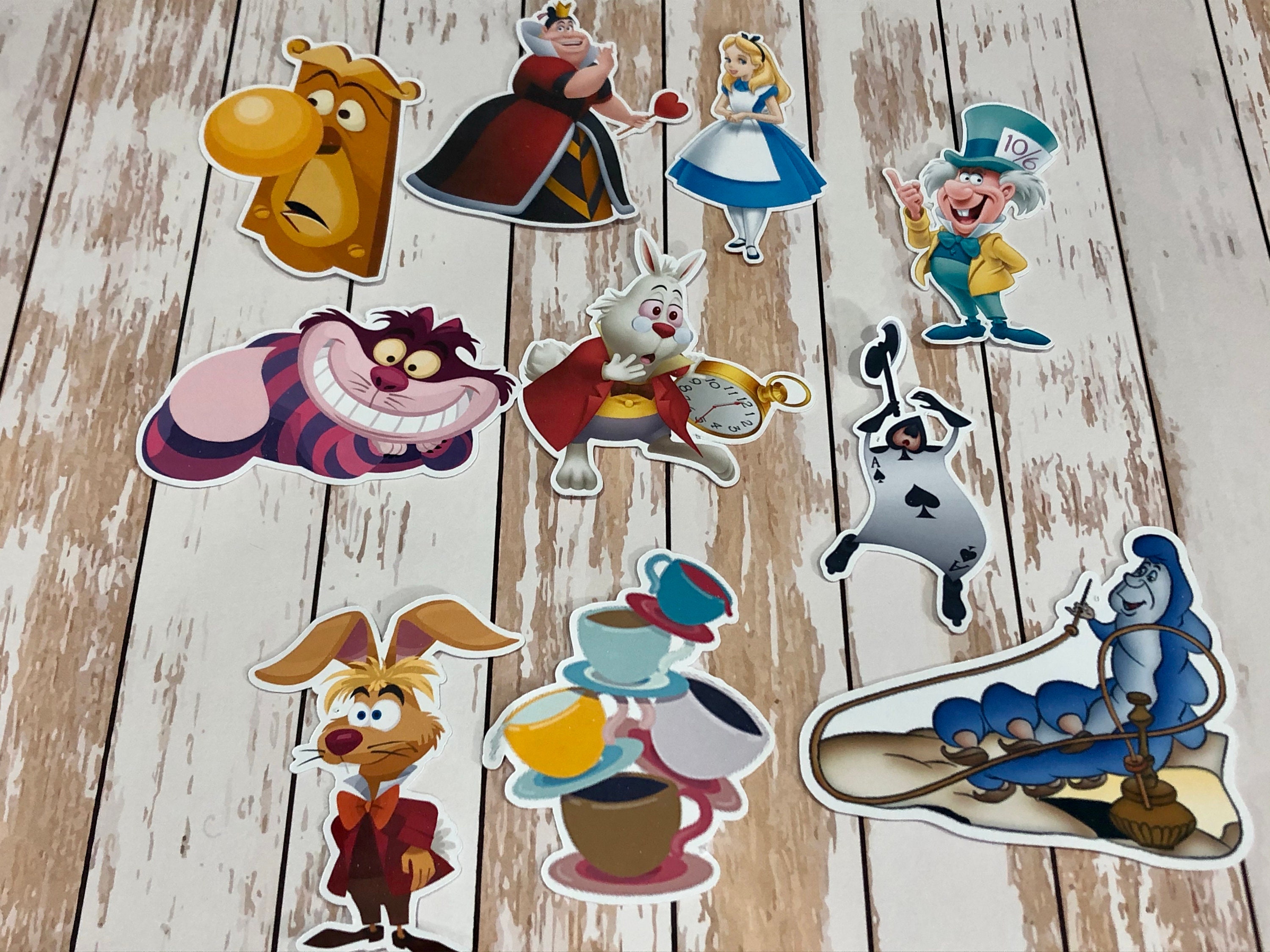 Alice Wonderland Sticker Pack - Etsy