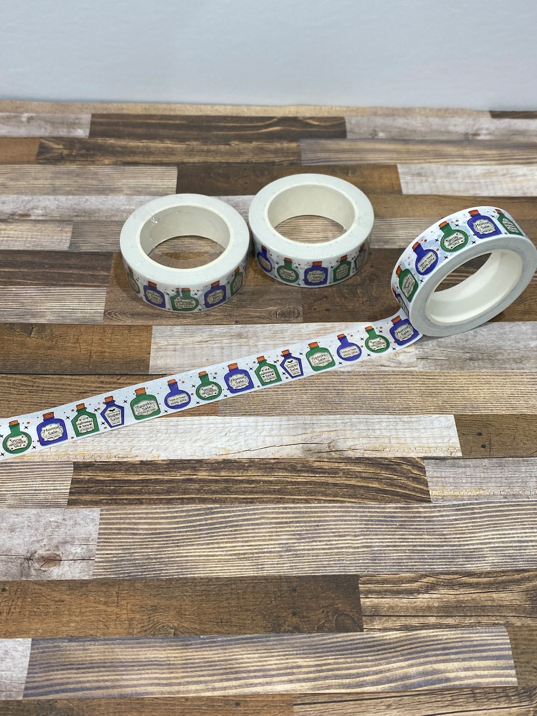 Witchy Potion Bottle Washi Tape - Etsy