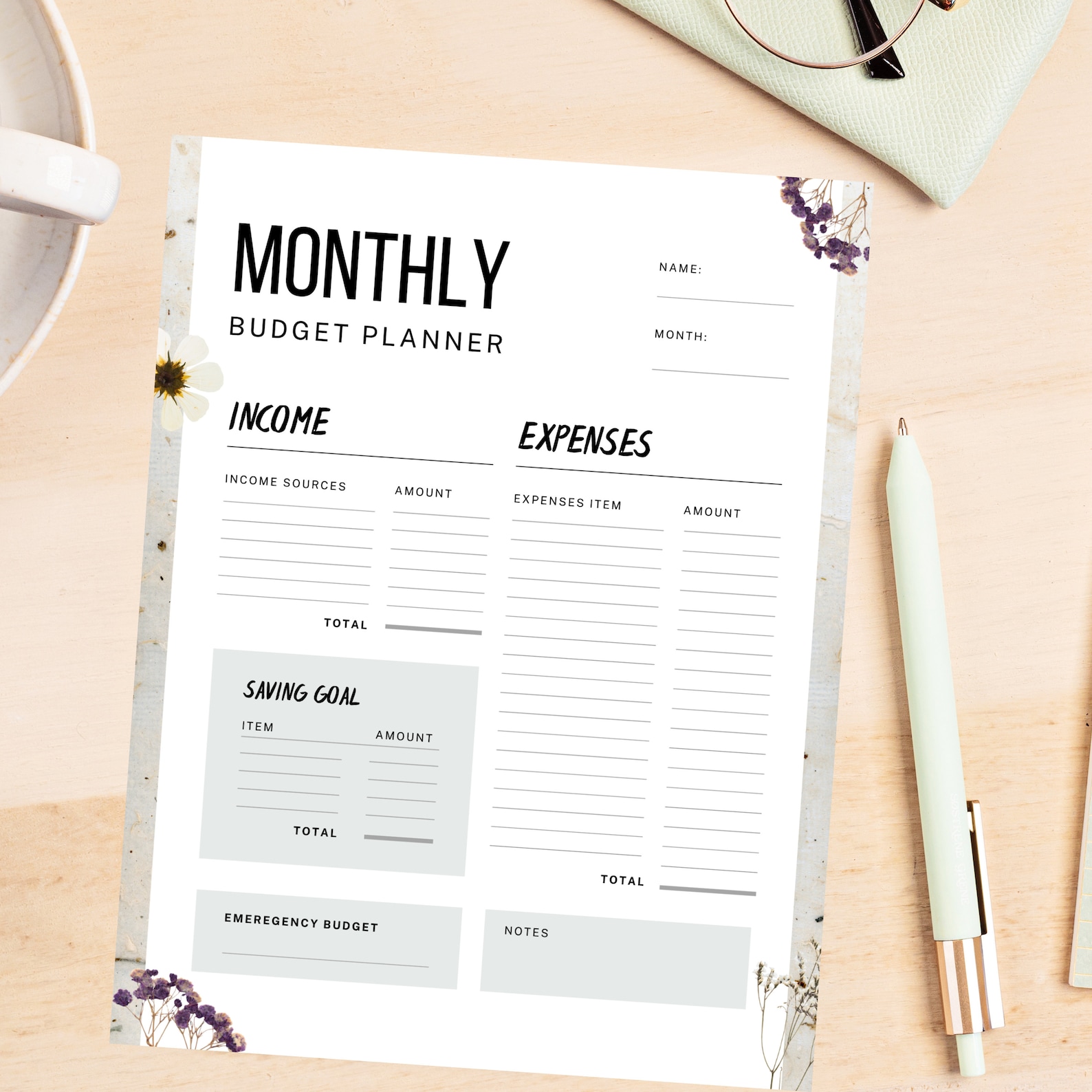 Budget Planner,budget Printable,printable Planner,planner Printable ...