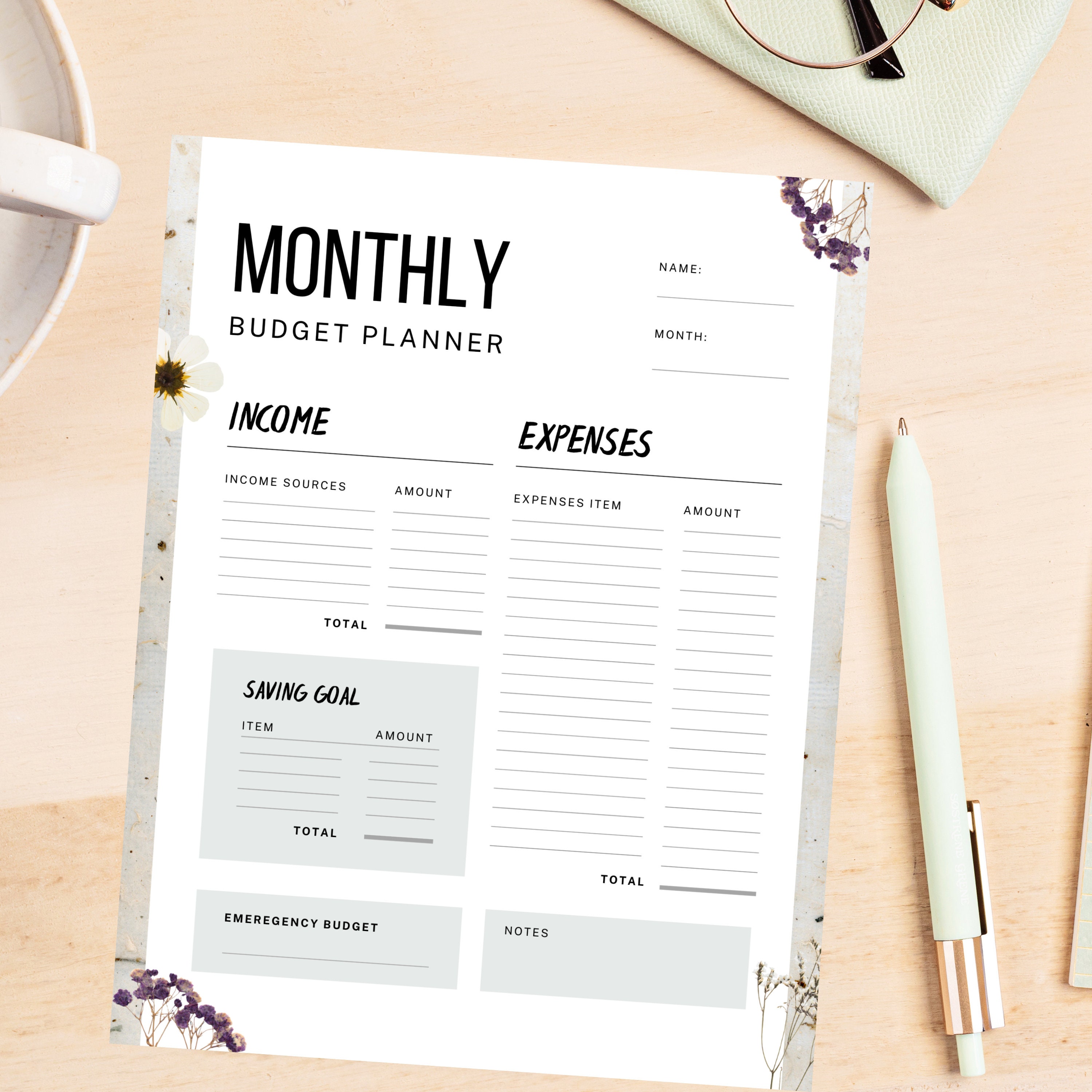 Budget Planner,budget Printable,printable Planner,planner Printable ...