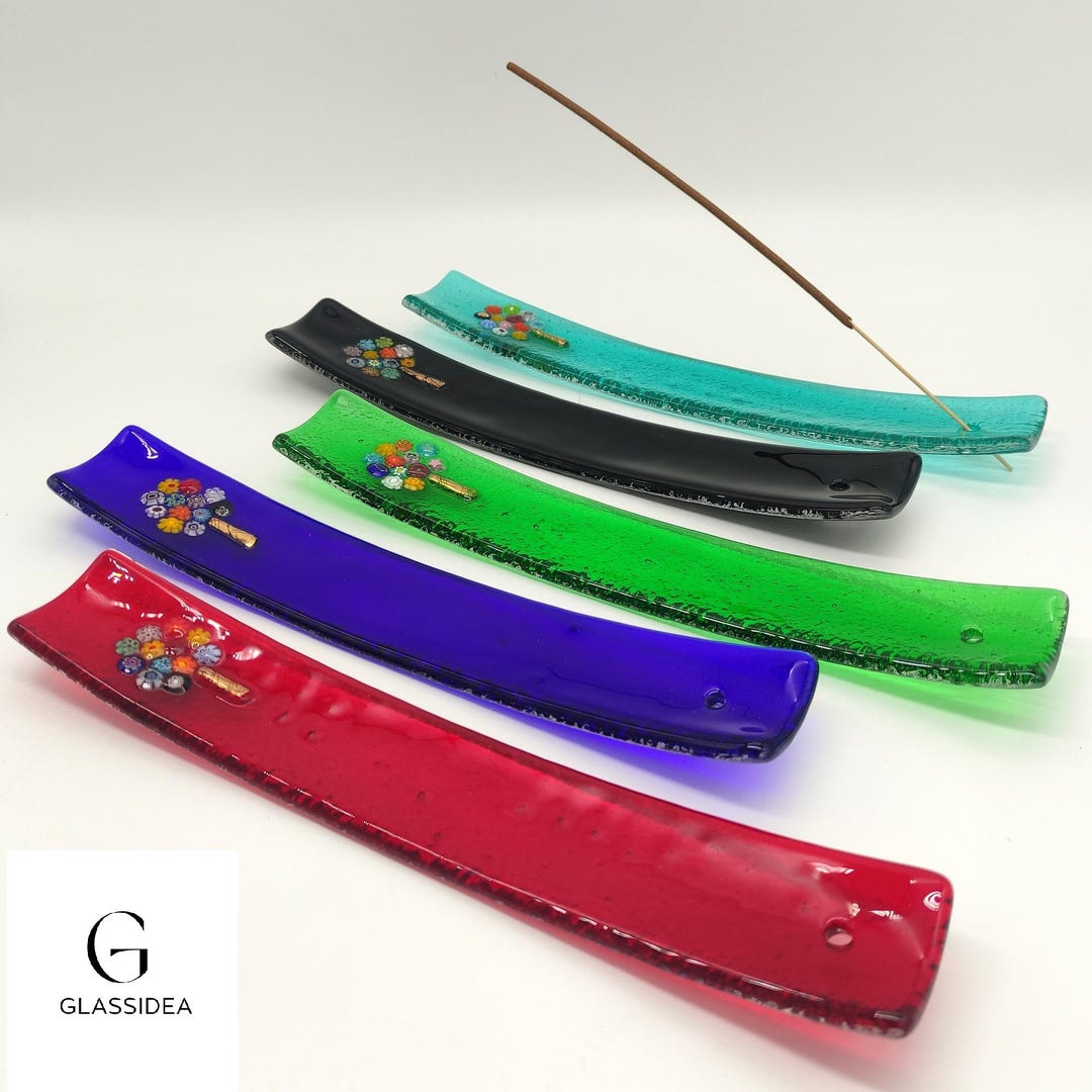 Murrine Incense Holder, Murano Tree of Life, Murano Glass Holder, Made ...