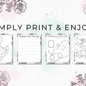 Spring Activity Printable, Spring Games, Spring Activity Pack, Spring ...