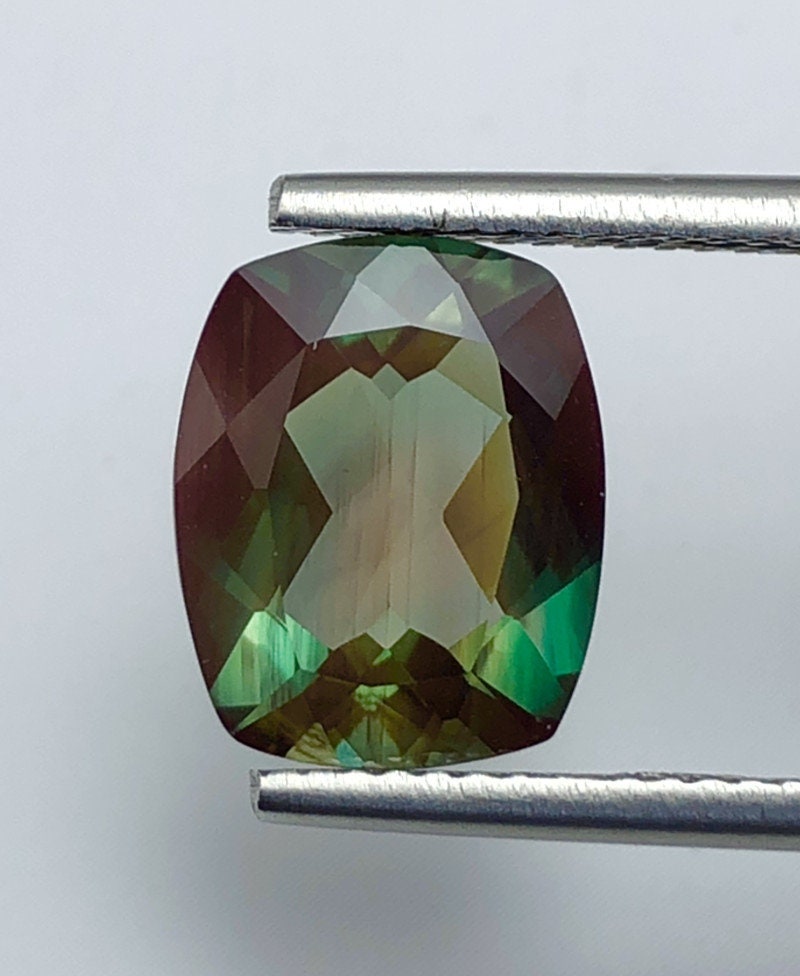 Andesine Color Change (green to Purple Red) AIG Certified 2.69ct - Etsy