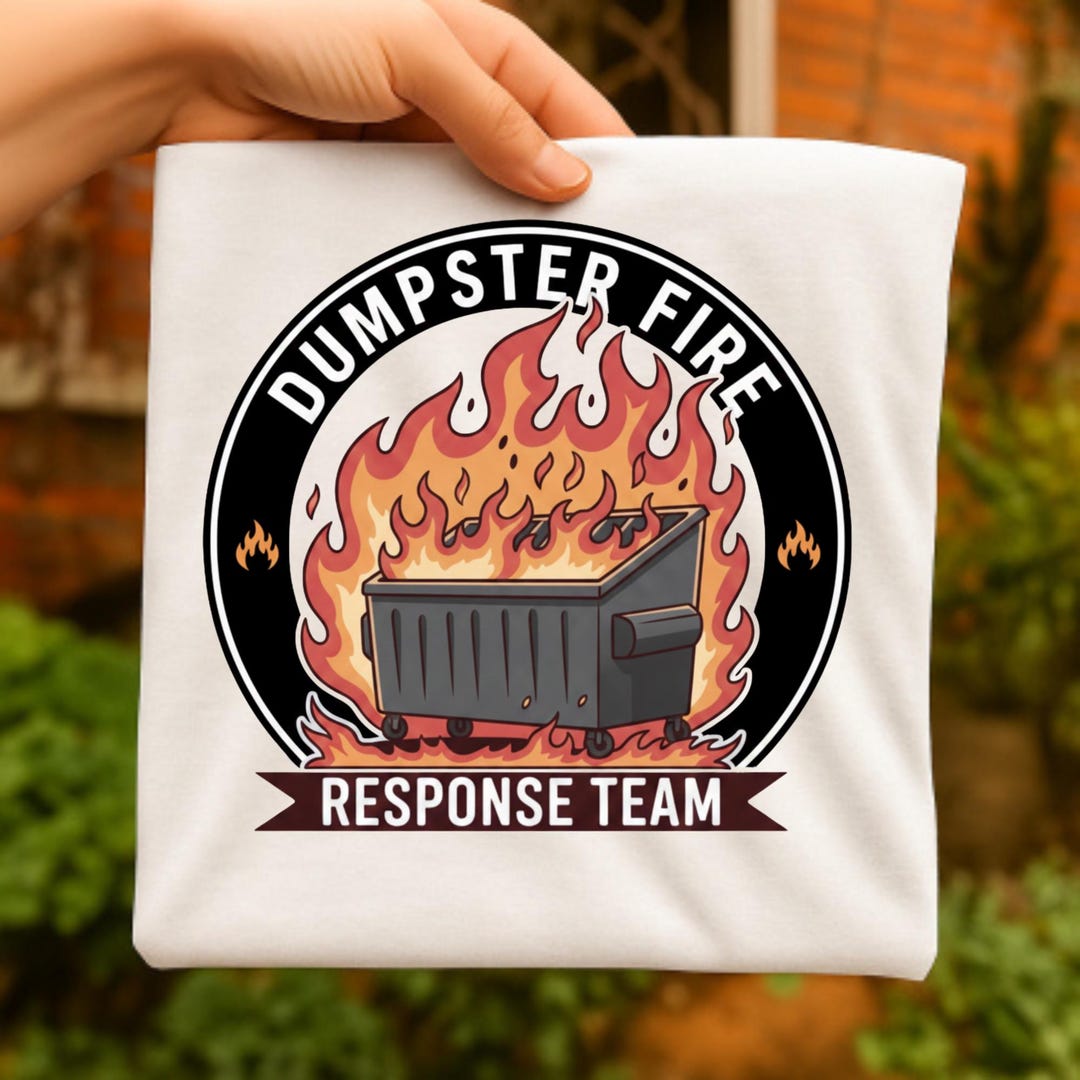 Dumpster Fire Response Team PNG | Firefighter Raccoon Clipart | Funny ...