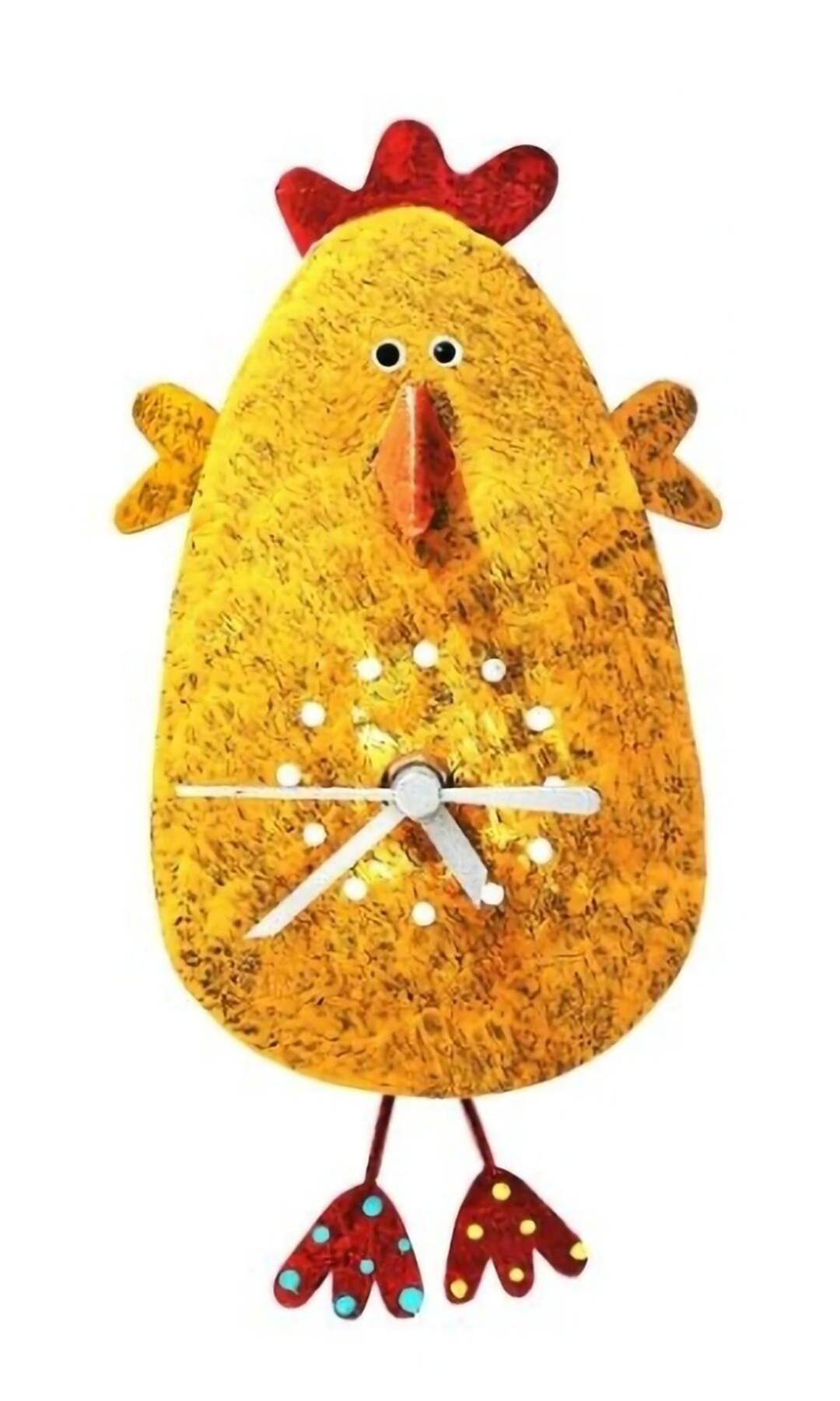 Chicken With Hands Pendulum Wall Clock - Etsy