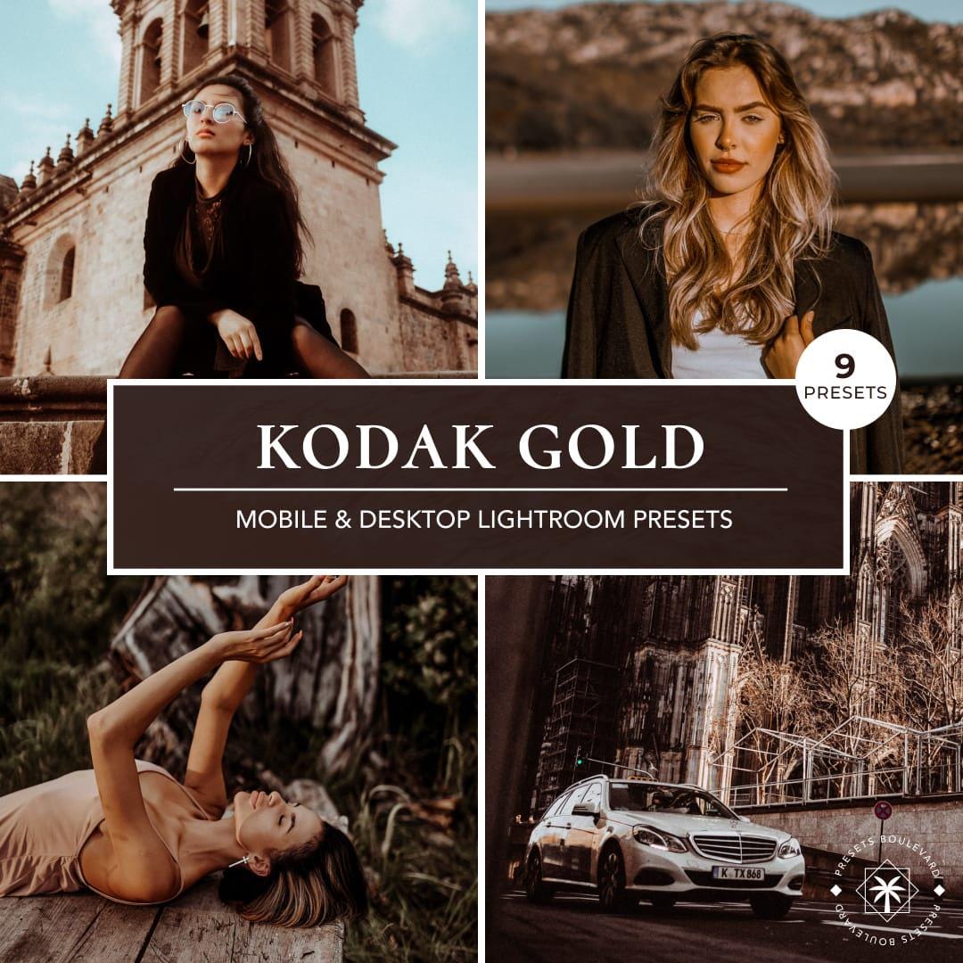 9 Kodak Gold Lightroom Presets | Vintage Film-inspired Filters for ...