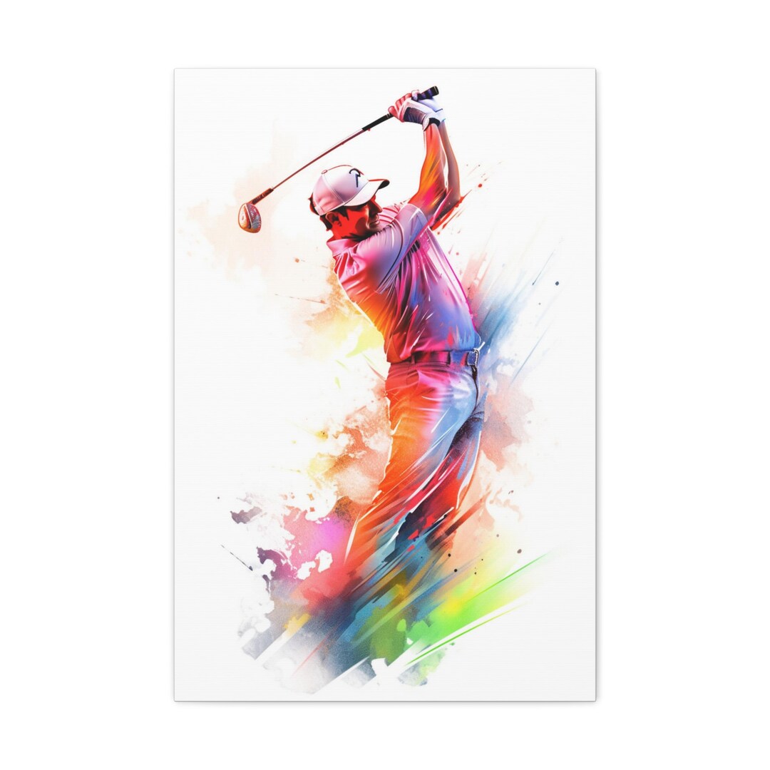 Golf Prints, Golf Wall Art, Golf Course Art, Golf Home Decor, Golf ...