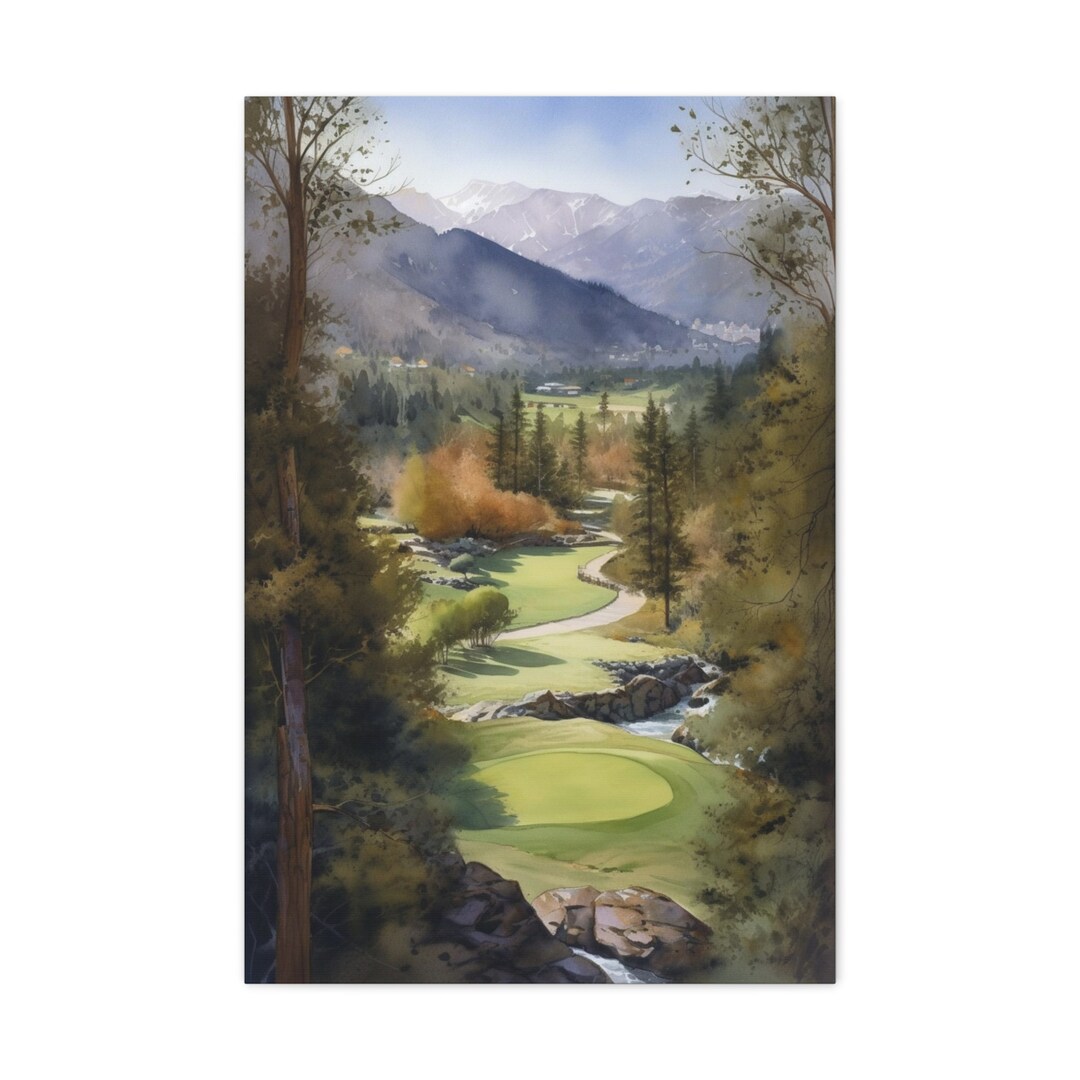 Watercolor Golf Wall Art, Golf Art for Wall, Golf Art Print, Golf ...